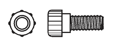 Plastic Thumb Screw Delrin
